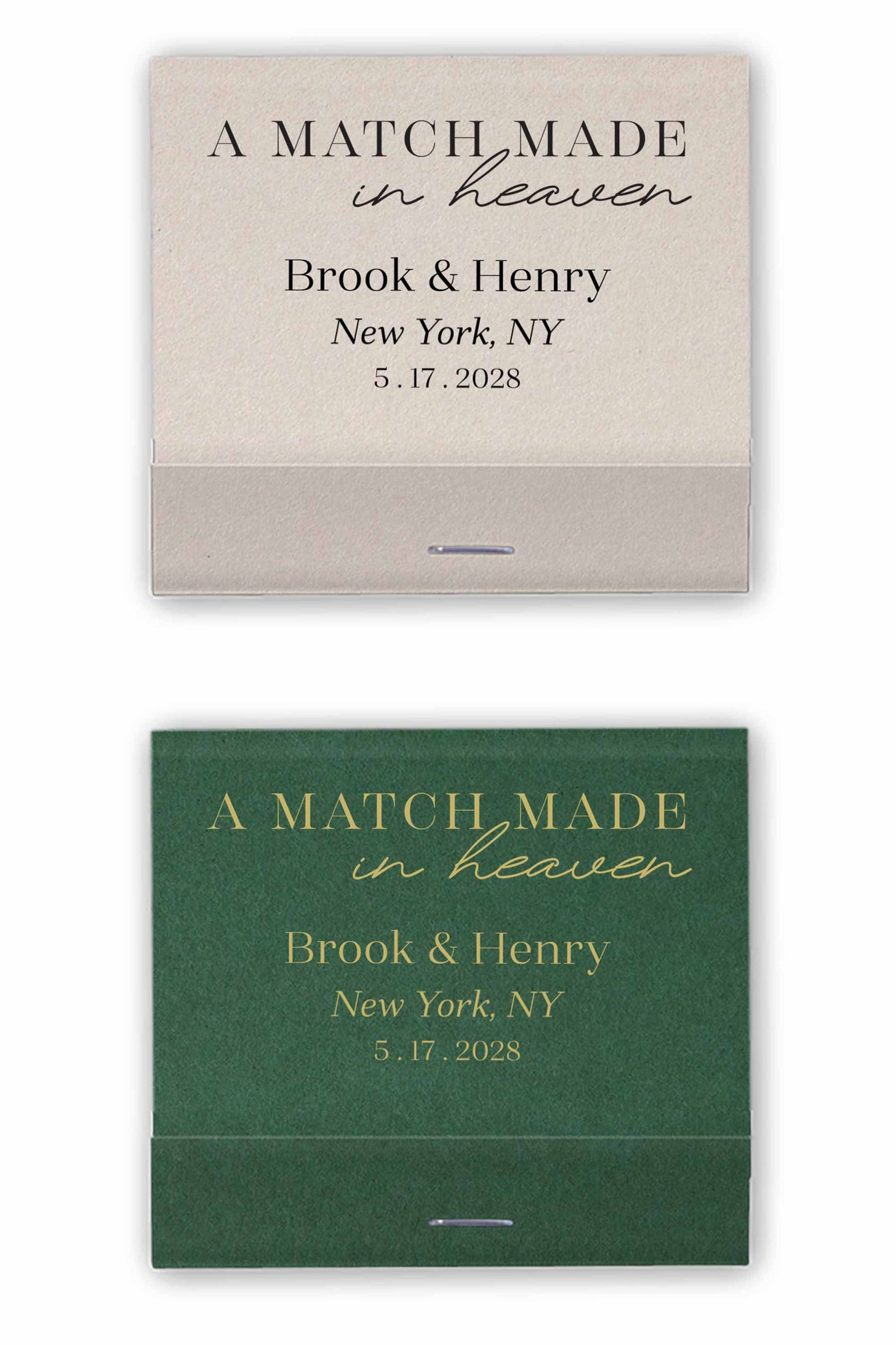 A Match Made in Heaven Matchbooks Custom Wedding Favors Matches – Tea ...