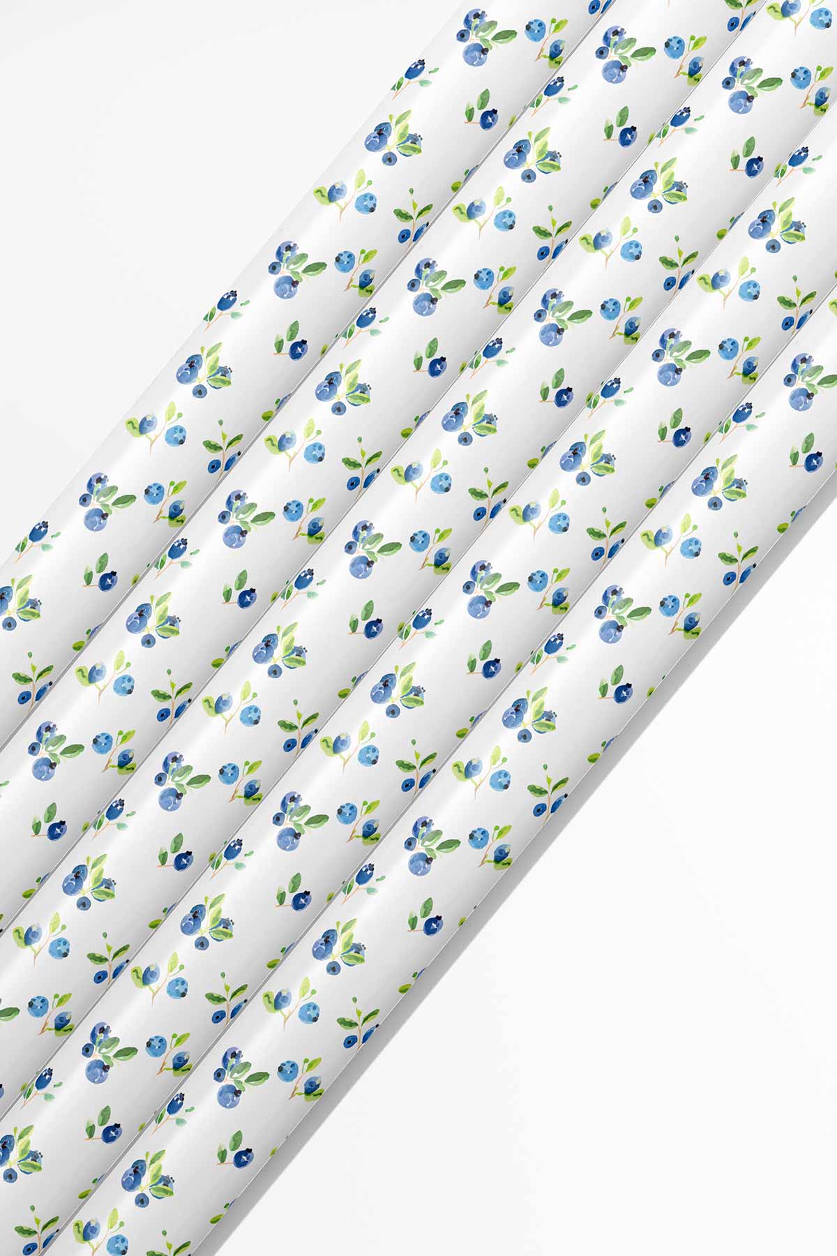 Blueberry Wrapping Paper Sheets Birthday Gift Wrap Set of 5 – Tea and Becky