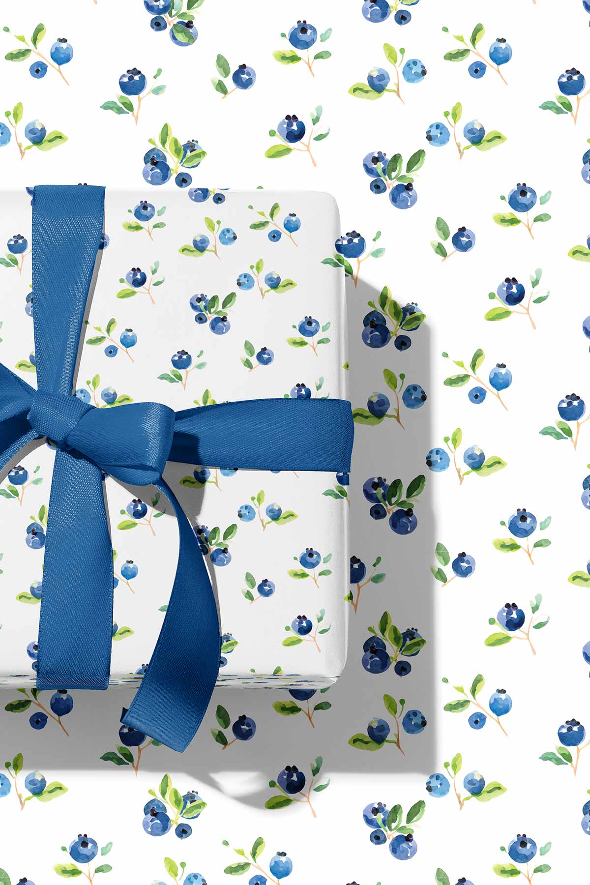 Blueberry Wrapping Paper Sheets Birthday Gift Wrap Set of 5 – Tea and Becky