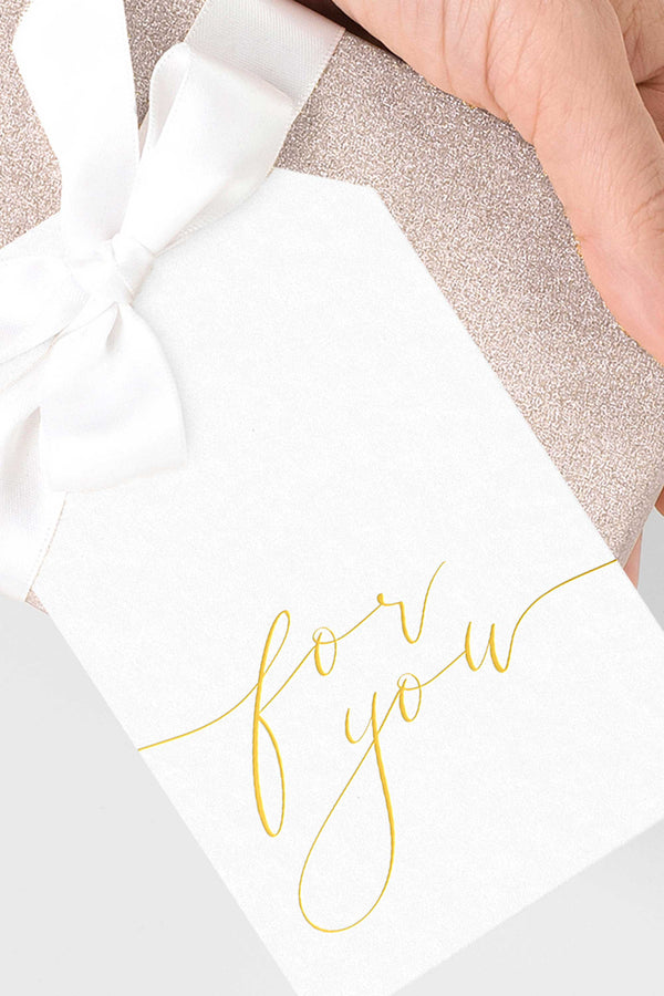 For You Gift Tags with Ribbon – Tea and Becky