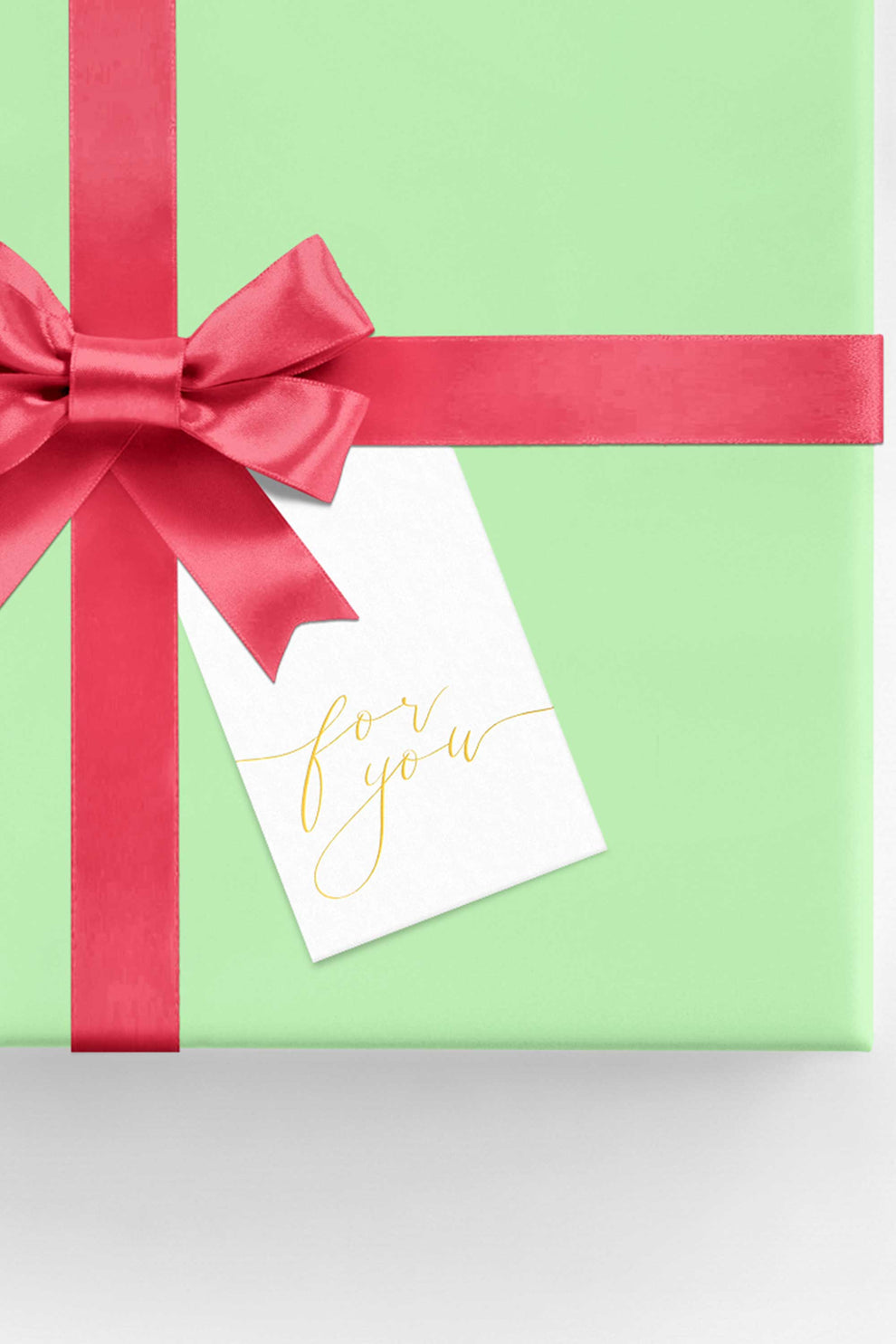 For You Gift Tags with Ribbon – Tea and Becky