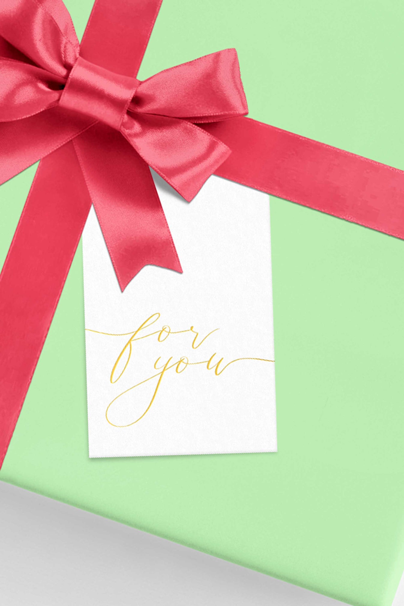 For You Gift Tags with Ribbon – Tea and Becky