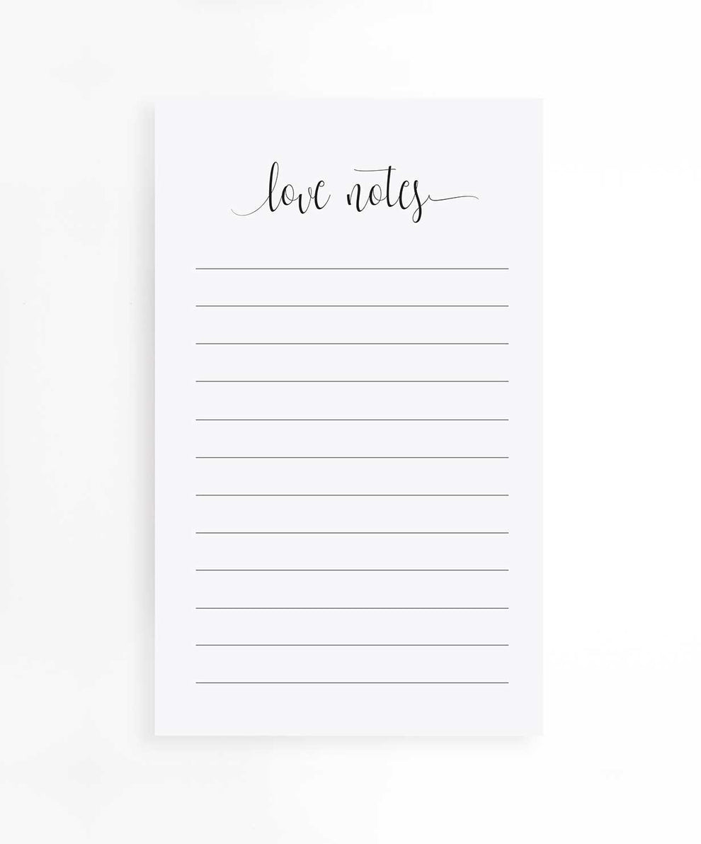 Love Notes Notepad - Memo To Do List – Tea and Becky